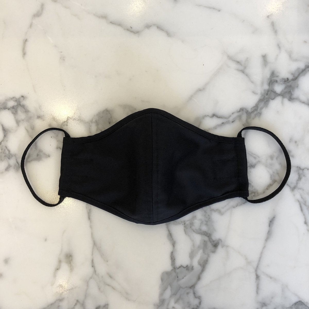 Sydney’s + Black Cotton Face Mask With Nose Wire