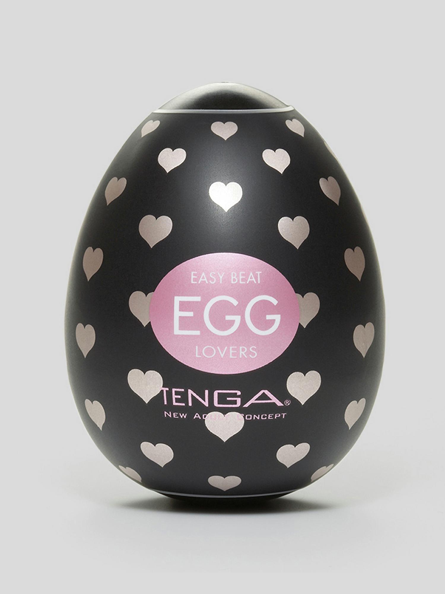 Tenga + Egg Lovers Heart Textured Male Masturbator