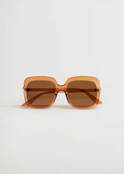 Mango + Clear frame sunglasses
