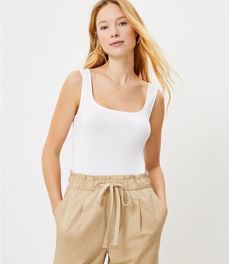 LOFT + Square Neck Tank Top