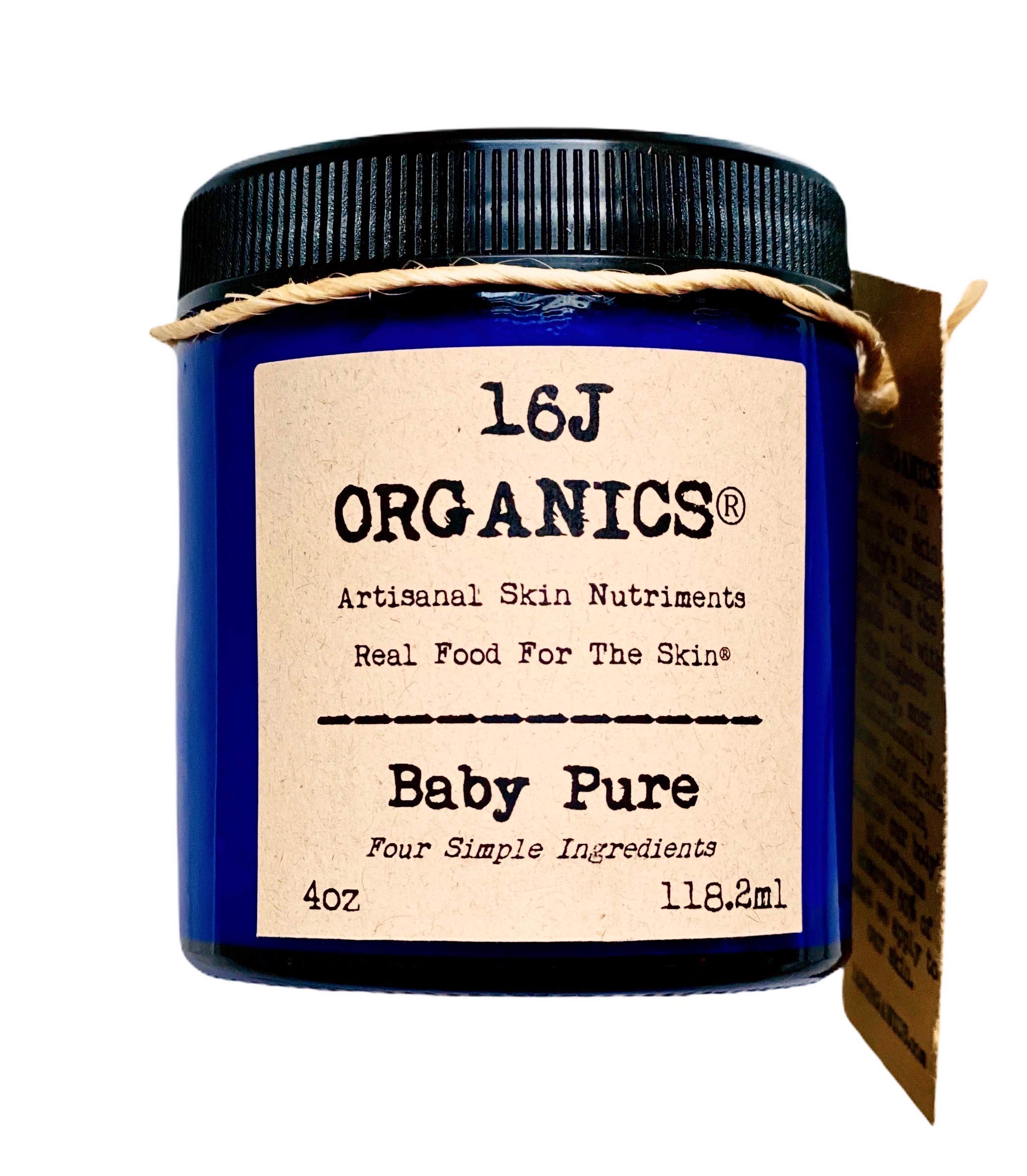 16J Organics + Baby Pure -100% Organic Body Butter Cream Moisturizer