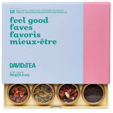 DavidsTea + Feel Good Faves 12 Tea Sampler