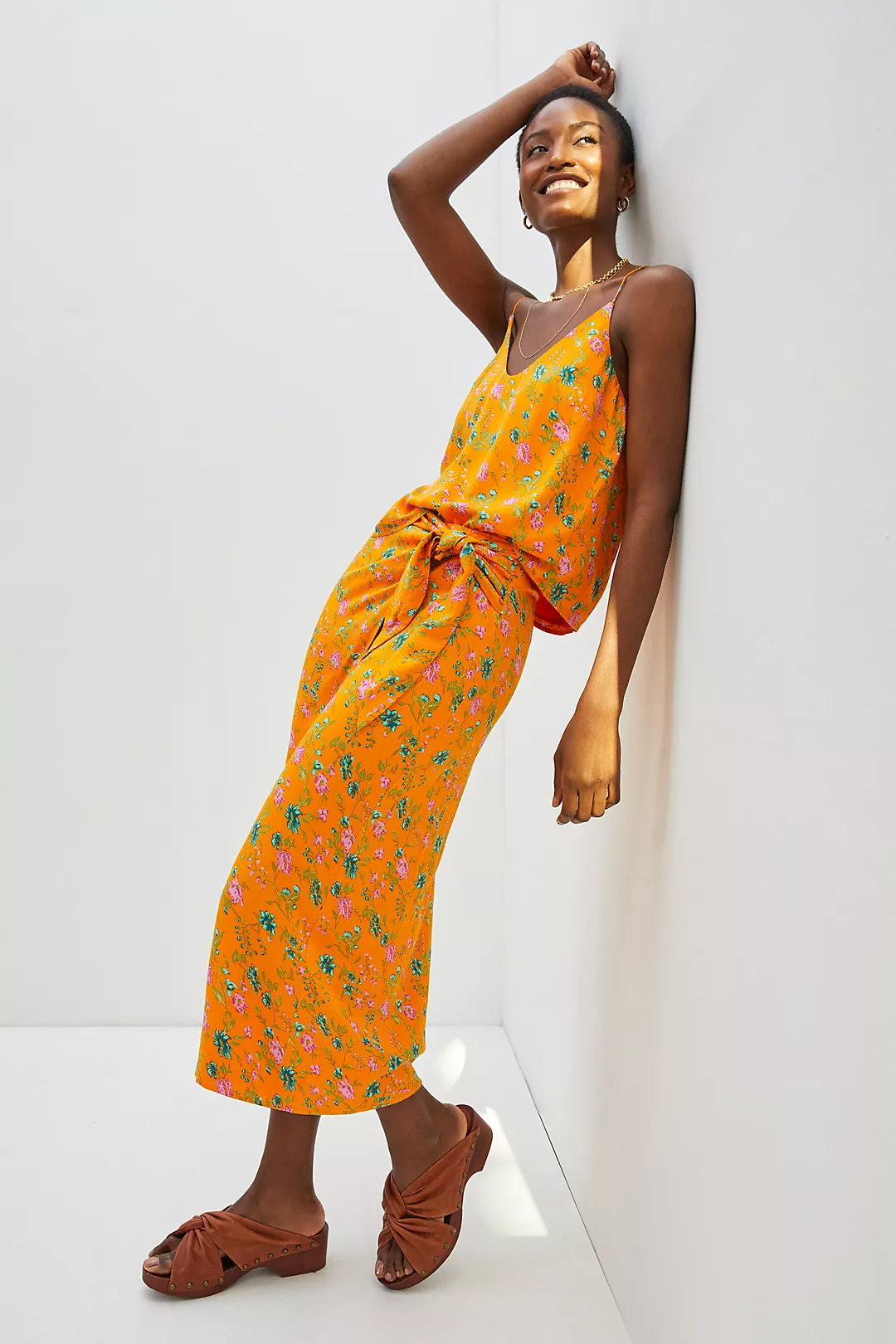 Anthropologie Sabia Wrap Midi Skirt anthropologie-sabia-wrap-midi-skirt