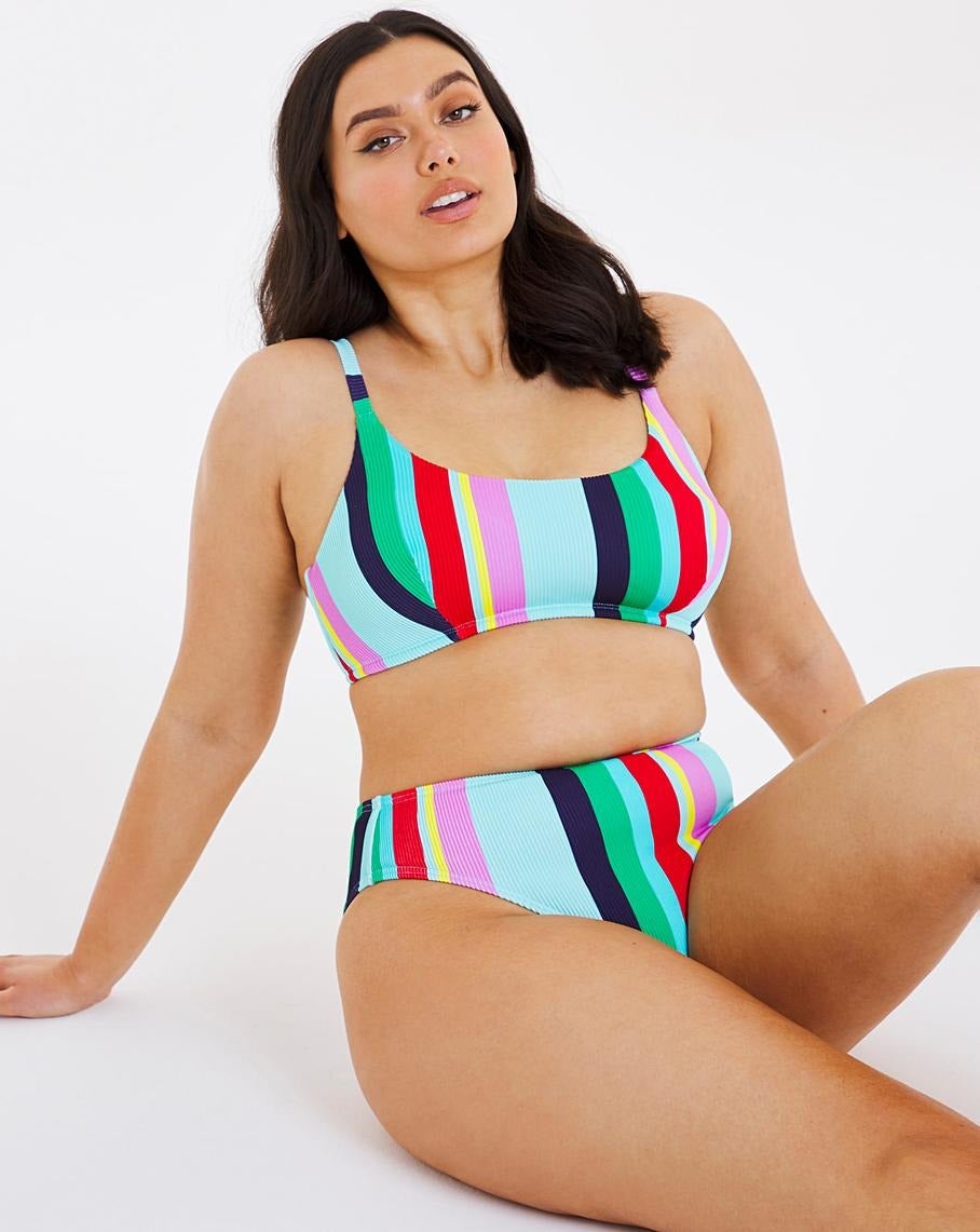 Simply Be Mix And Match Textured Bikini