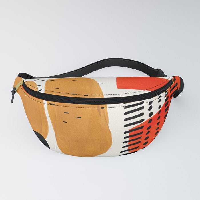 Society6 + Mid Century Modern Abstract Retro Vintage Fanny Pack