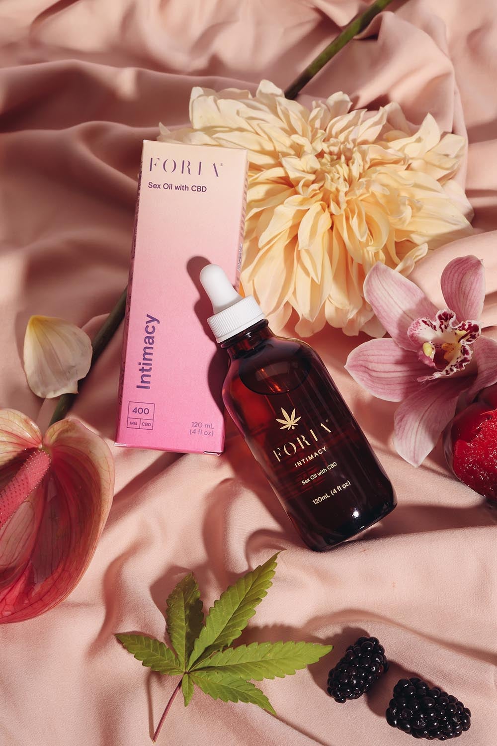 Foria + Intimacy Sex Oil with CBD