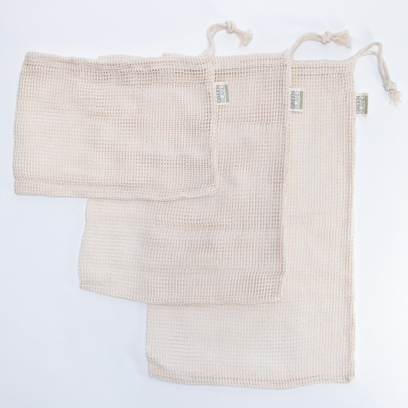 Green Island + Organic Cotton Mesh Produce Bags