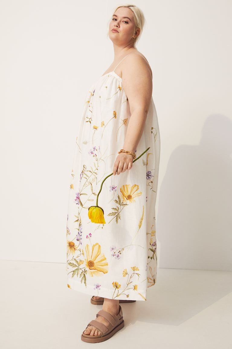 Handm Linen Blend Dress