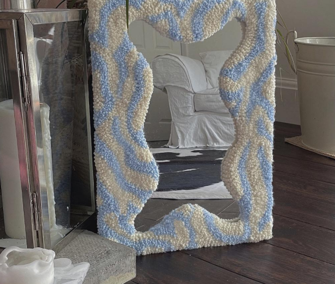 Angel Delights + Rug mirror