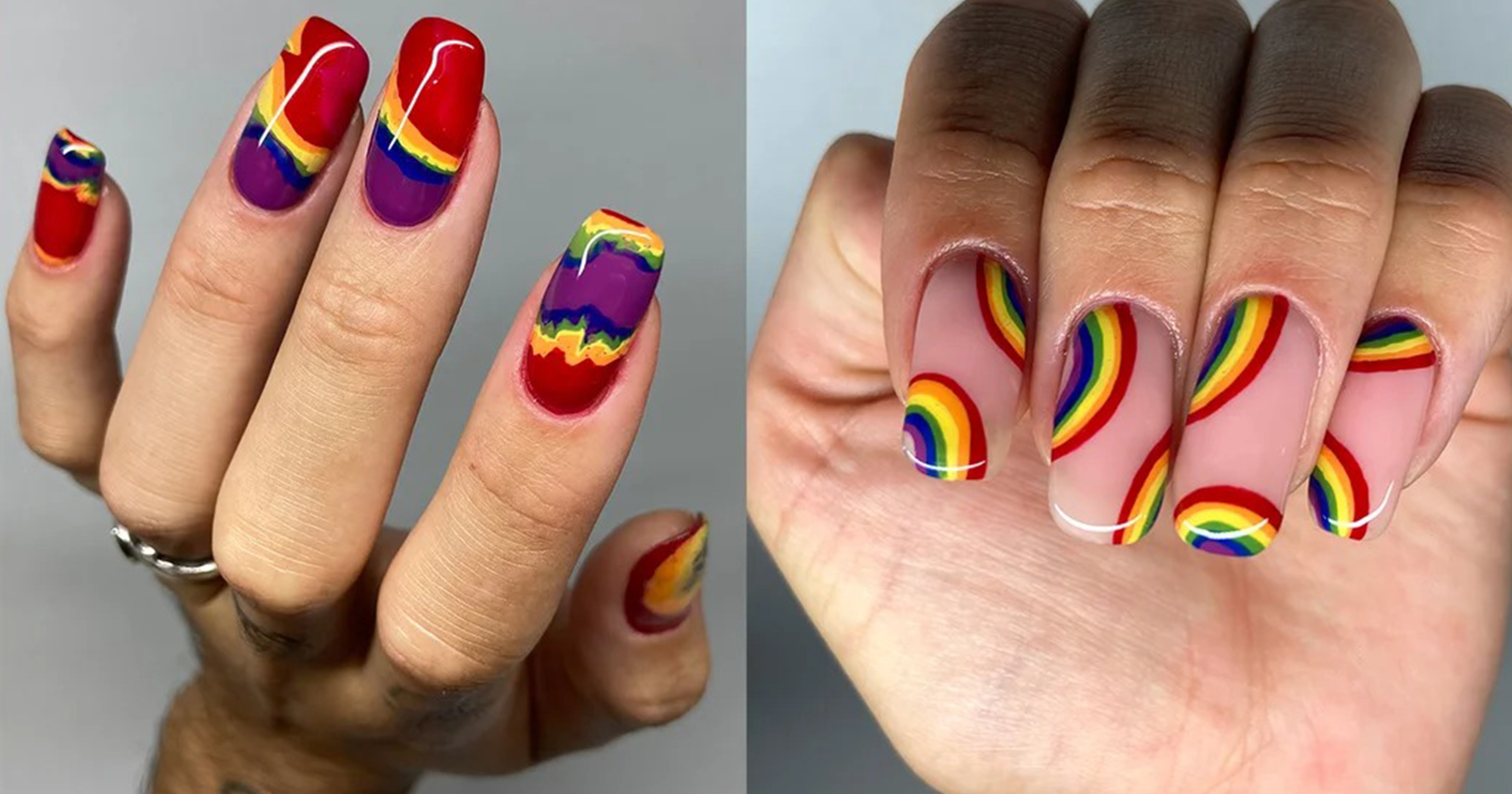 4 Bright & Bold Nail Art Ideas Perfect For Pride