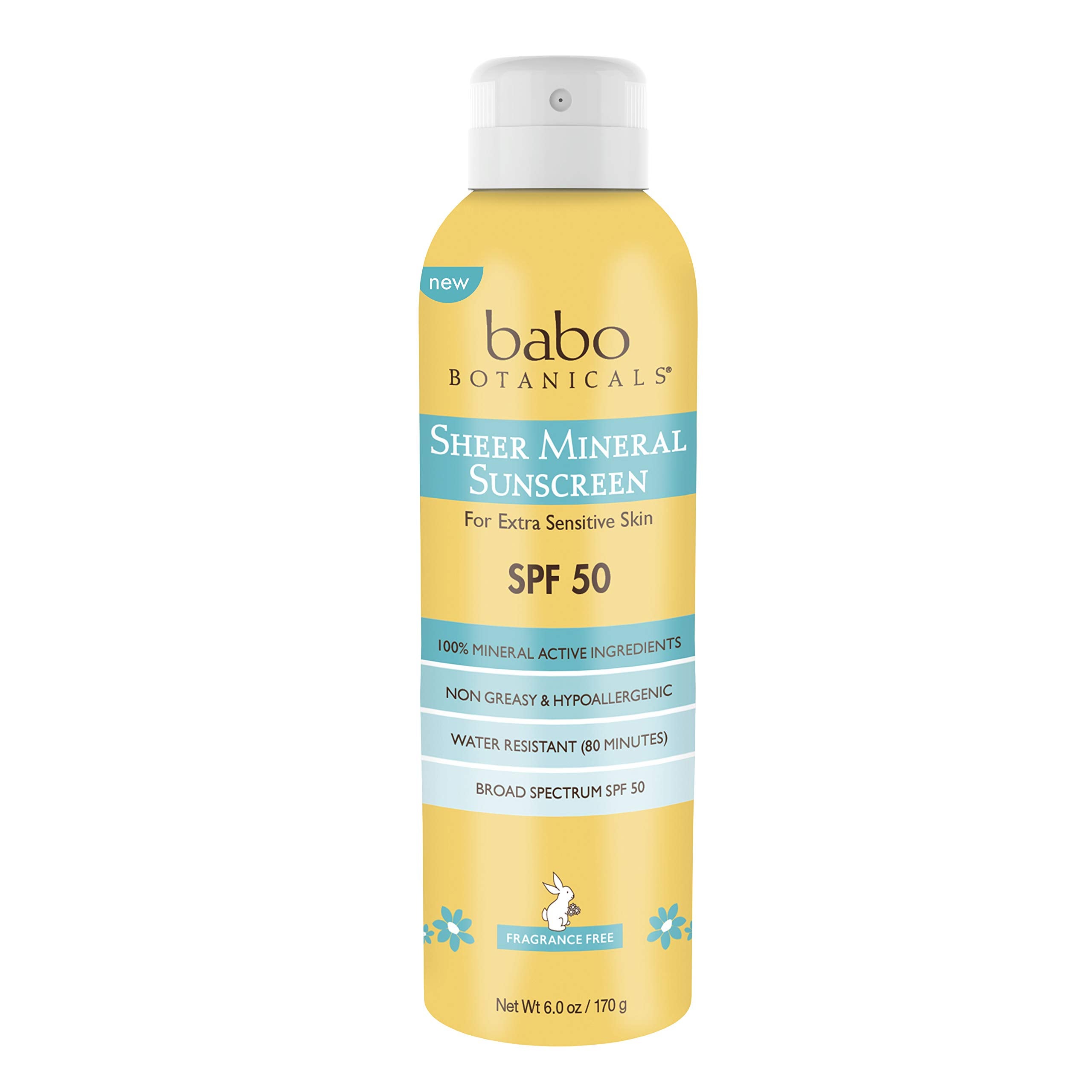 Babo Botanicals + Sheer Mineral Sunscreen Spray SPF 50