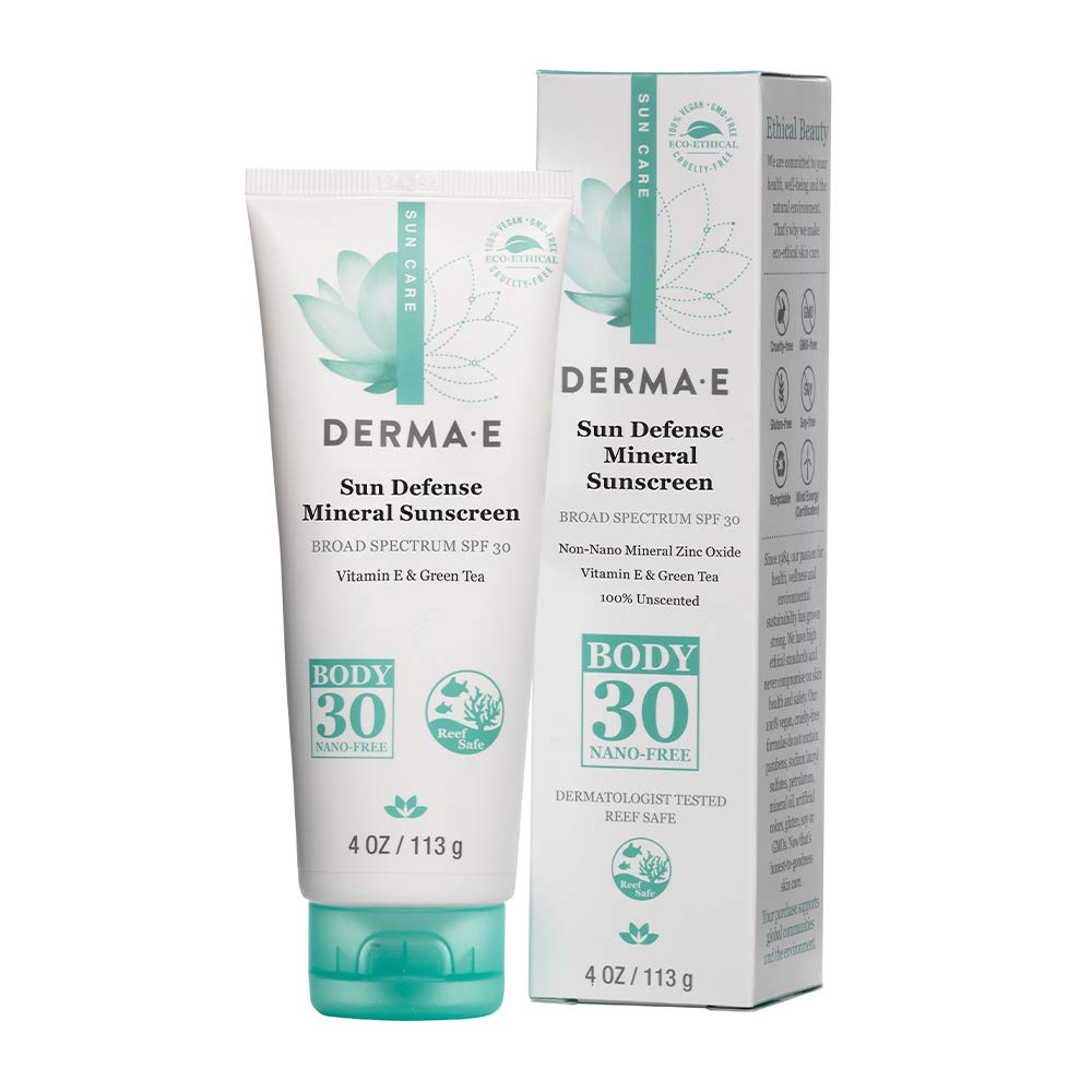 Derma E + Natural Sun Defense Mineral Sunscreen SPF 30