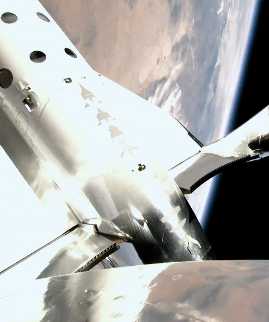 Richard Branson Space Shuttle Port