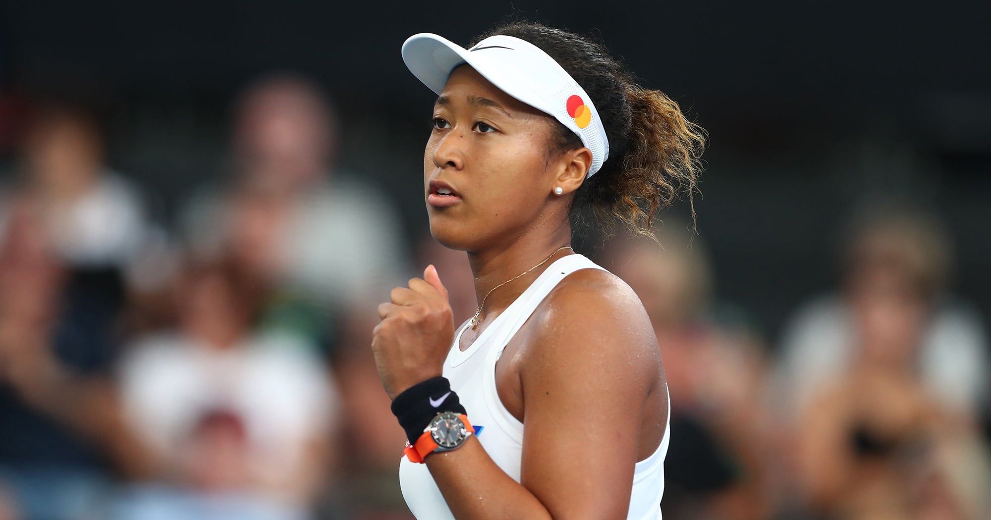 Naomi Osaka Red Hair At Tokyo Olympics Opening Ceremony