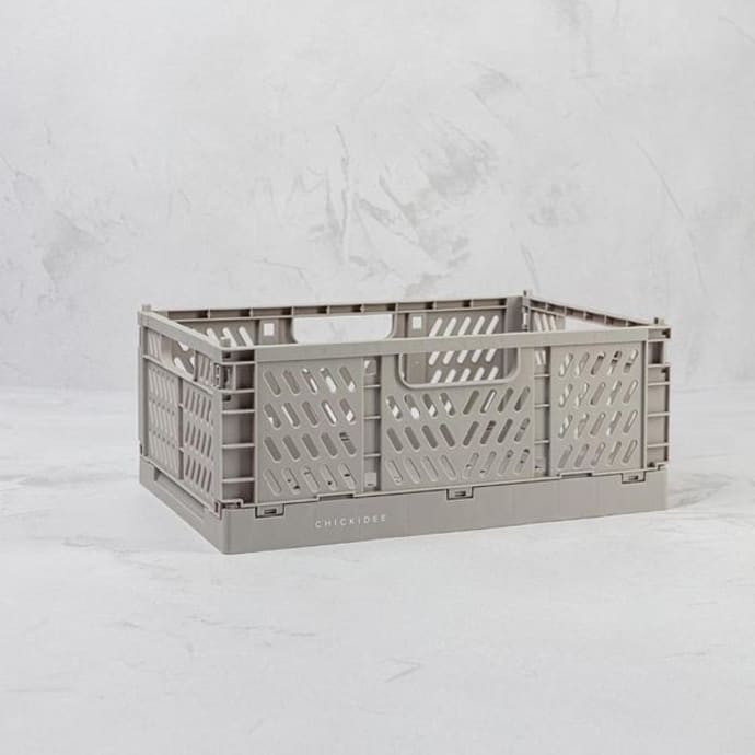 Chickidee + Grey Mini Folding Storage Crate