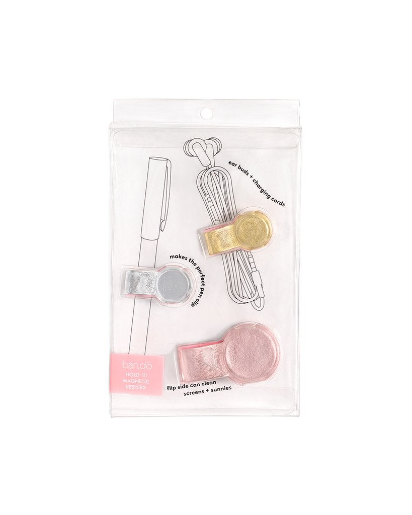 ban.do + Hold It! Magnetic Keepers – Metallic Set