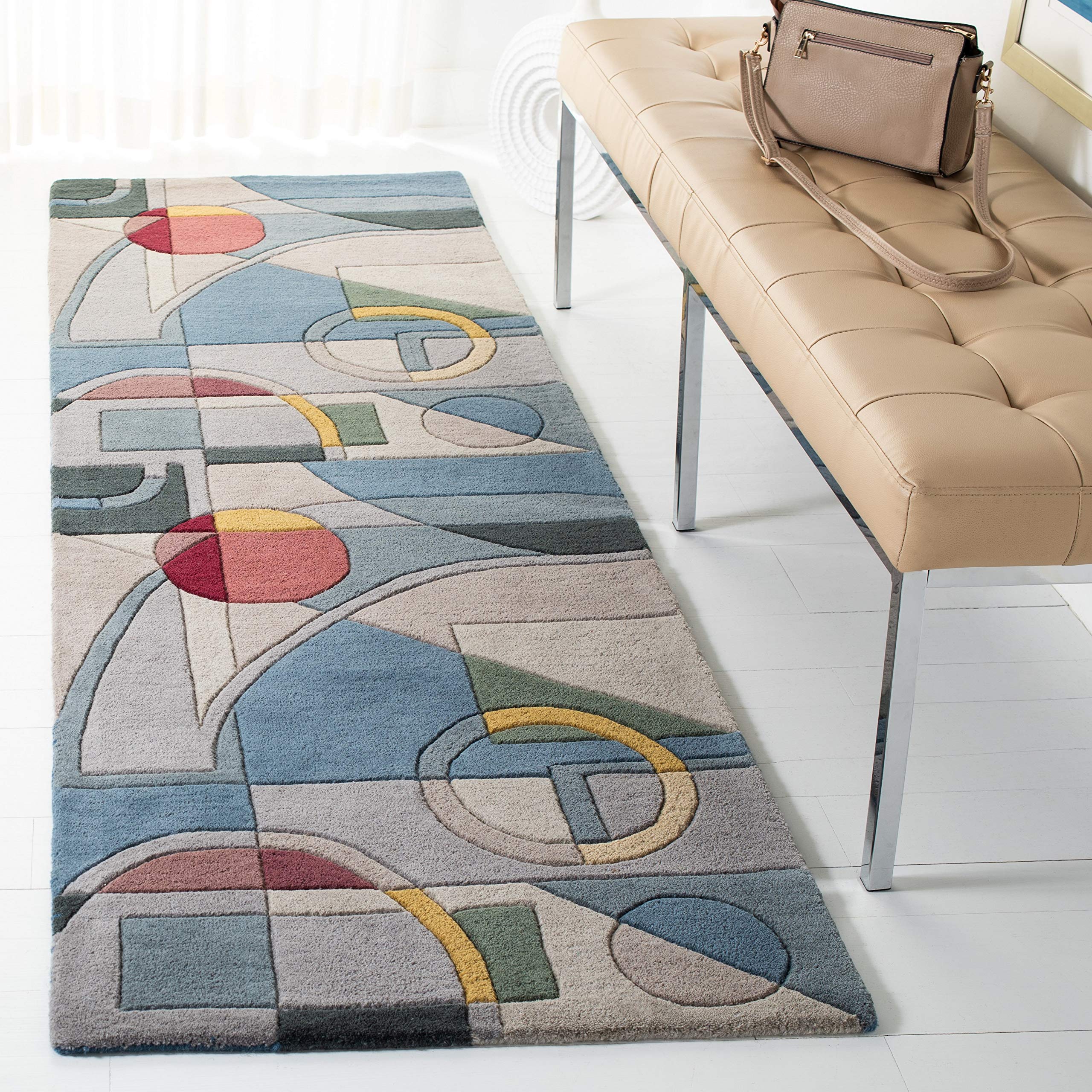 Safavieh + Mid-Century Abstract Wool Runner