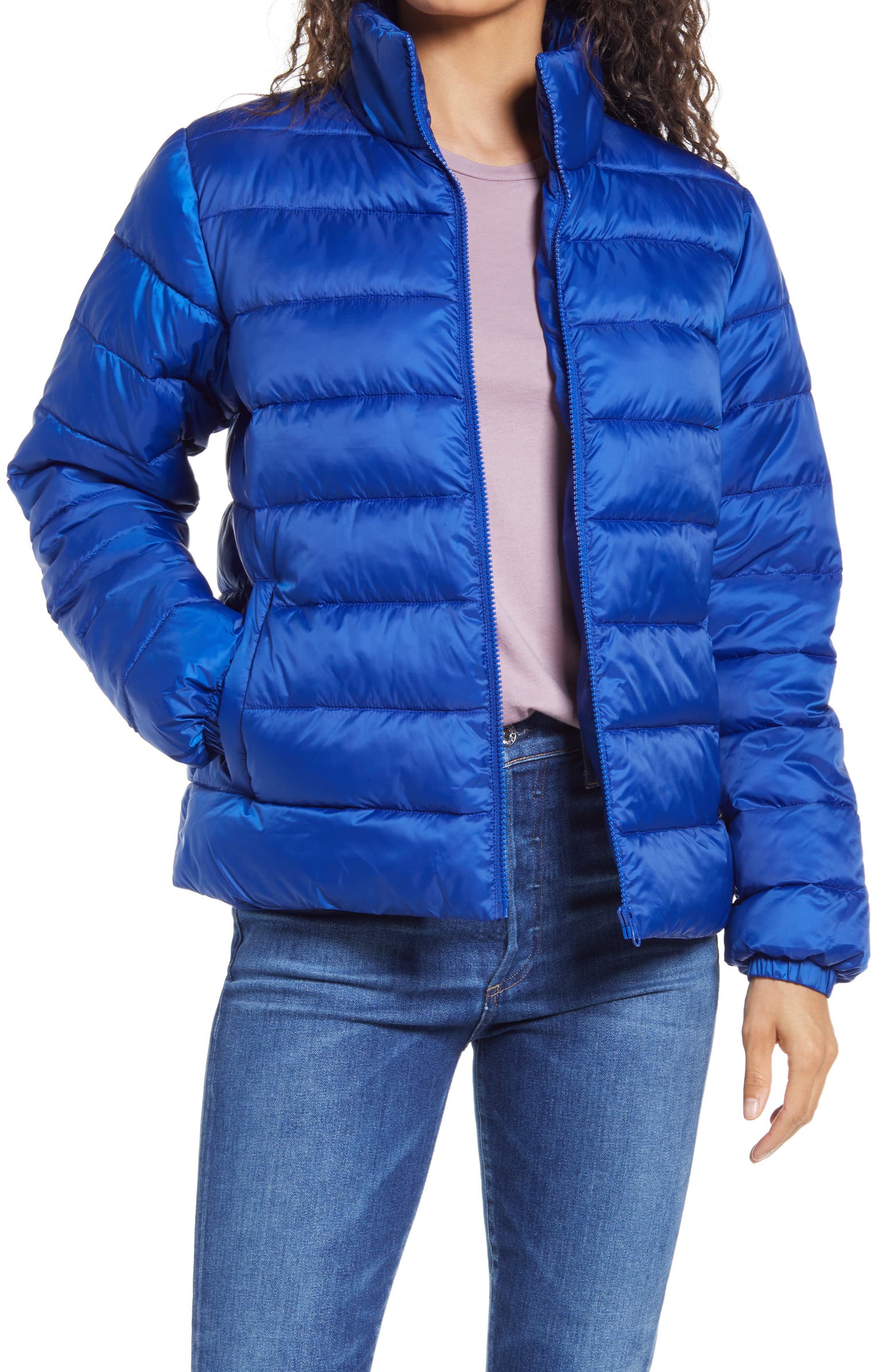 Nordstrom + Zip Puffer Coat