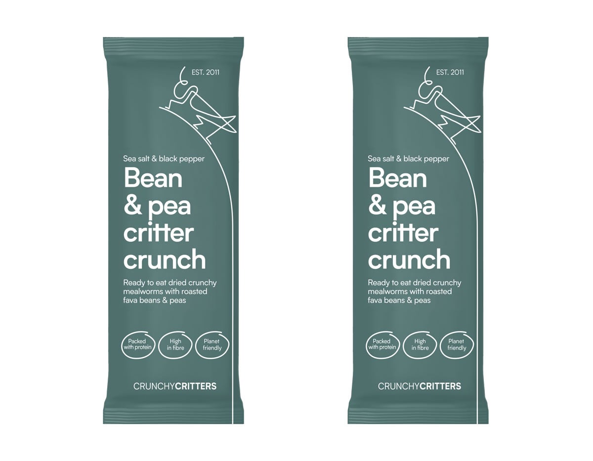 Crunchy Critters + Bean & pea critter crunch – Sea salt & black pepper ...