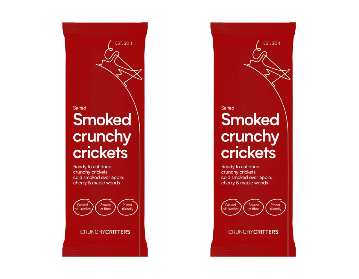 Crunchy Critters + Smoked crunchy crickets 2 x 10g