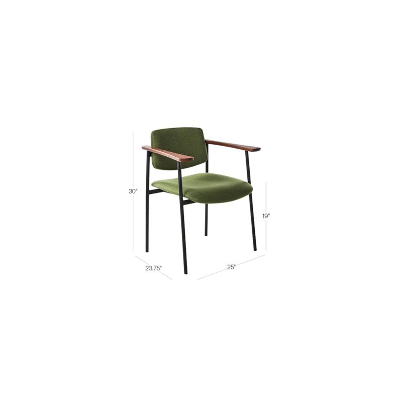 CB2 Warren Green Chair