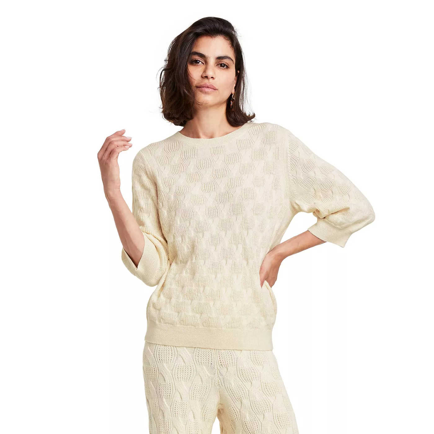 Rachel Comey x Target + Elbow Sleeve Crewneck Pullover Sweater
