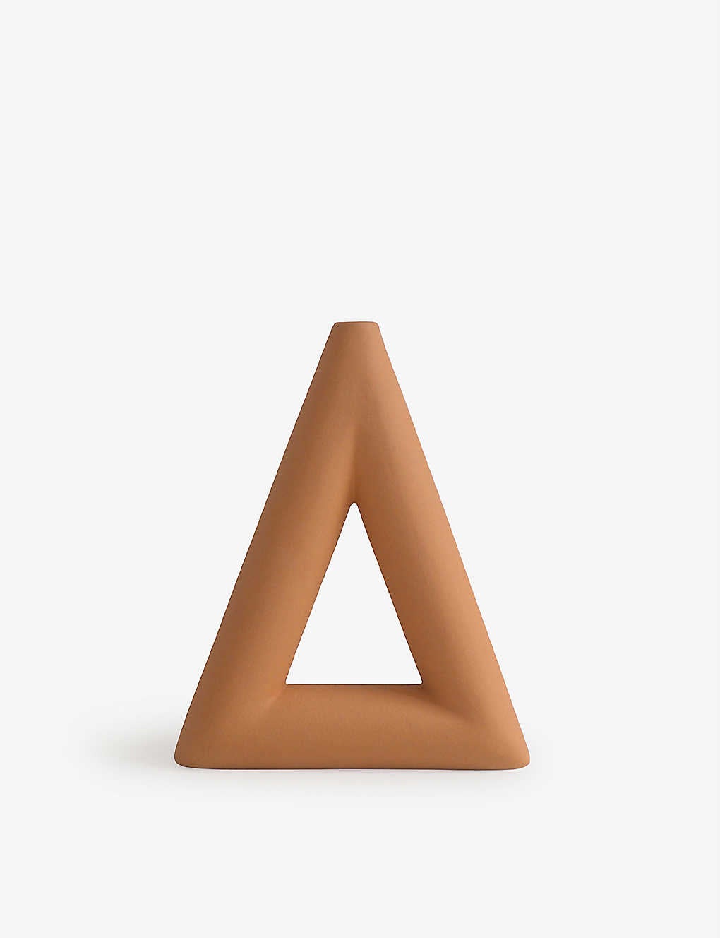 VALERIA VASI + Triangle ceramic vase 34cm