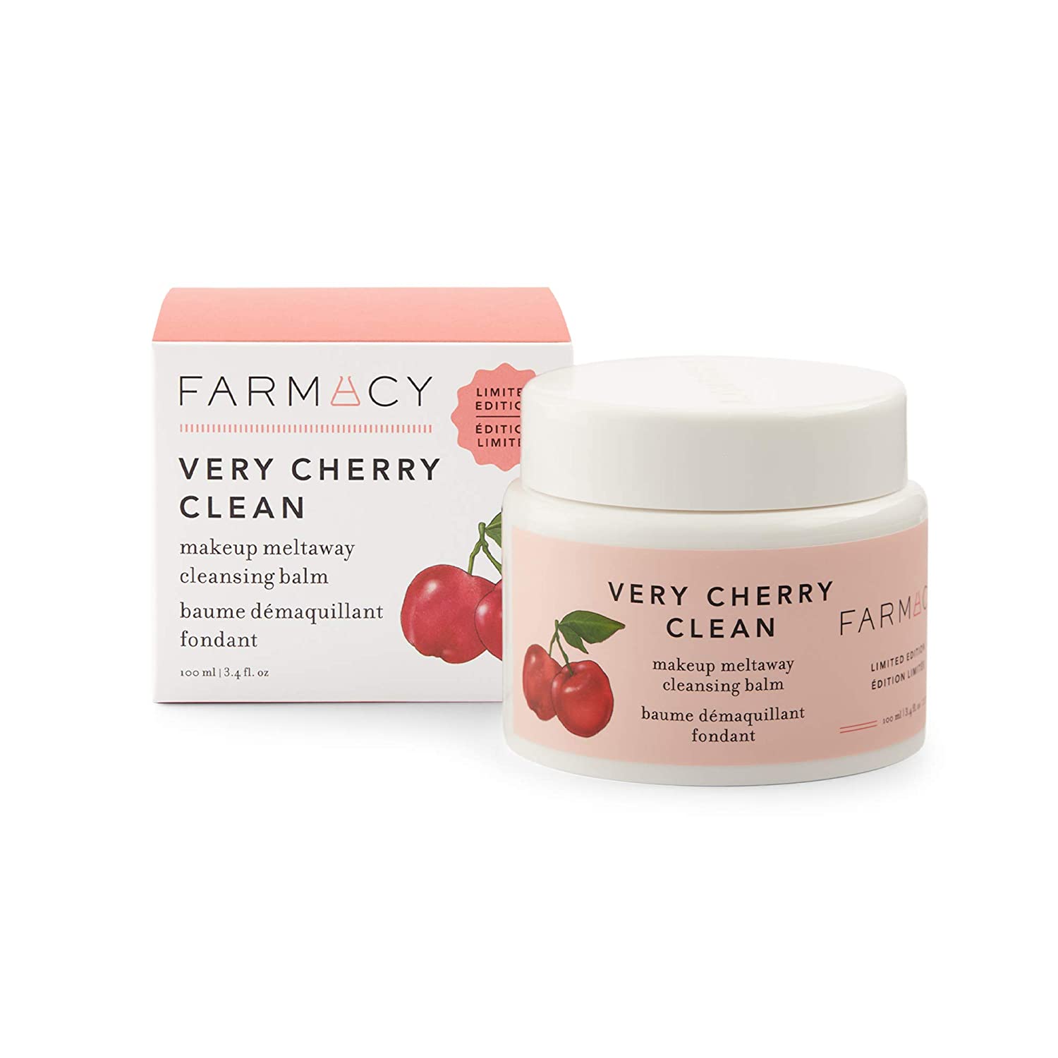 Farmacy + Very Cherry Clean Makeup Cleansing Balm with Acerola Cherry