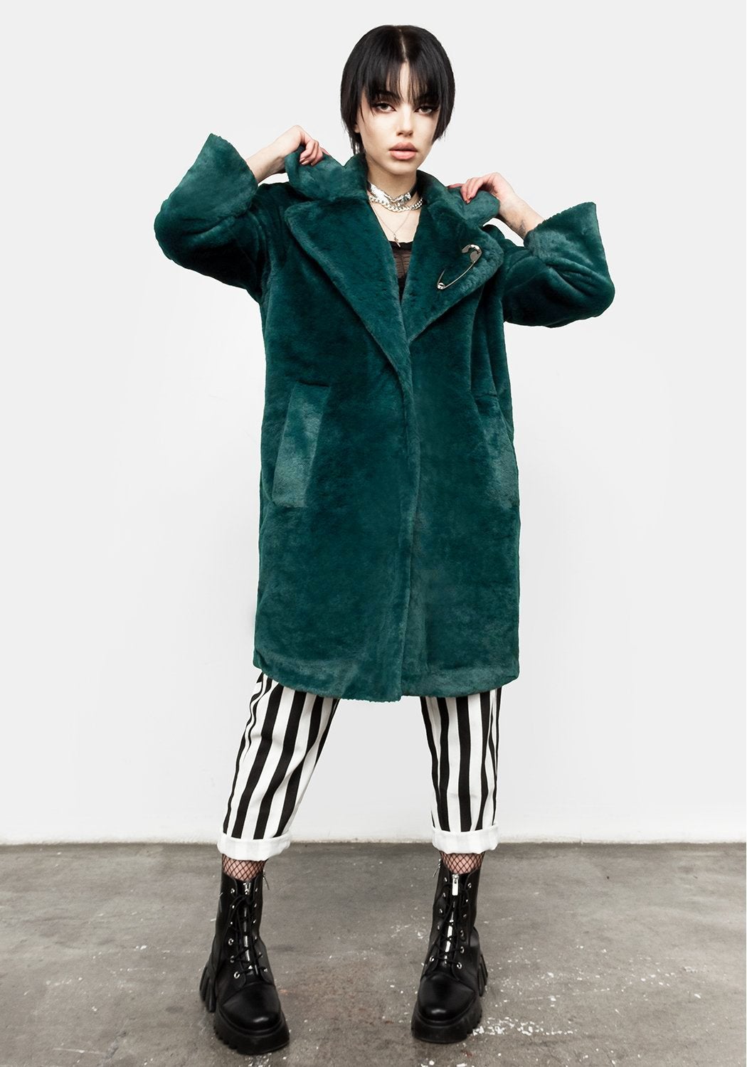 Disturbia + Creature Oversized Fur Coat