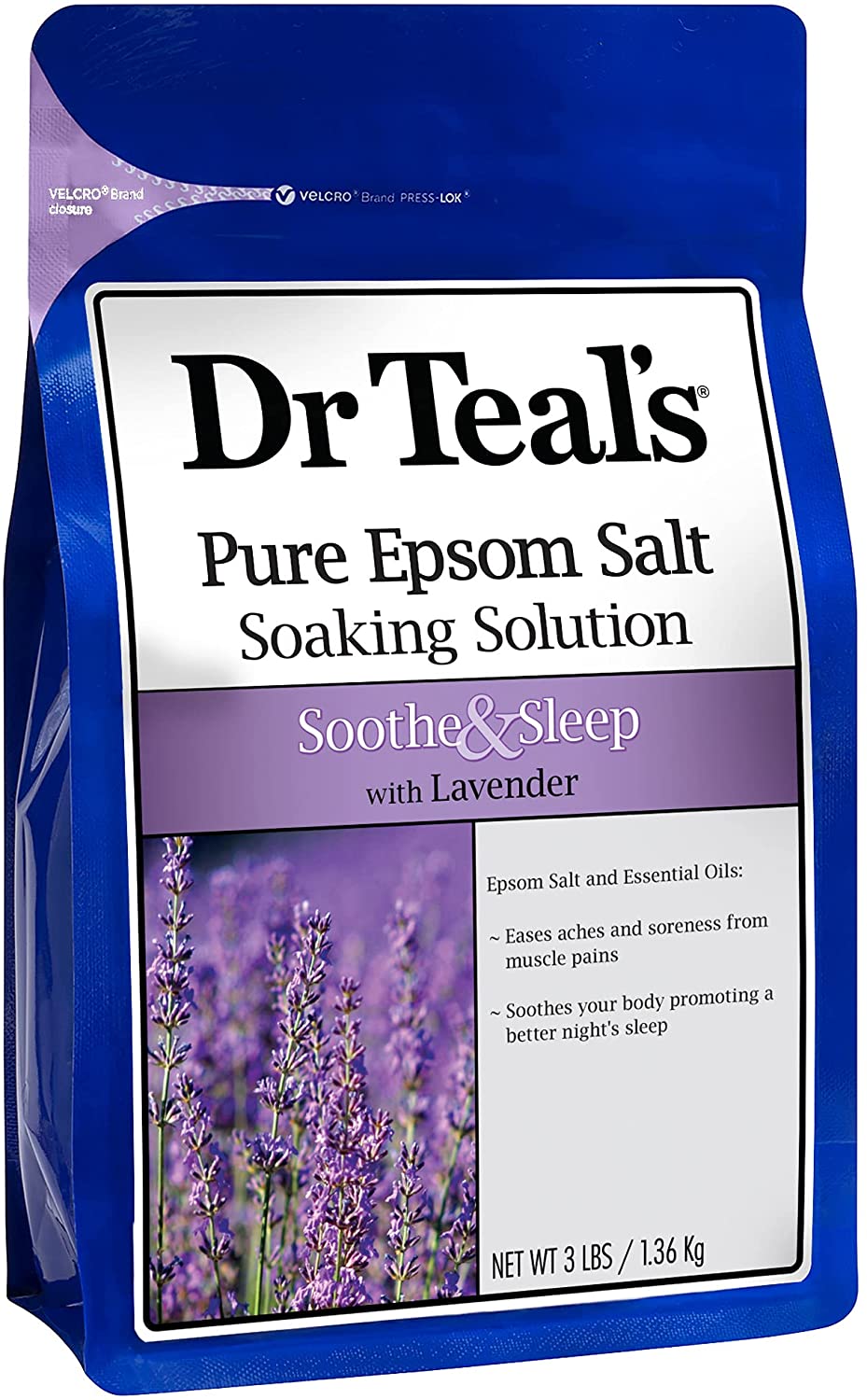 Dr. Teal’s + Dr. Teal’s Pure Epsom Salt Soaking Solution