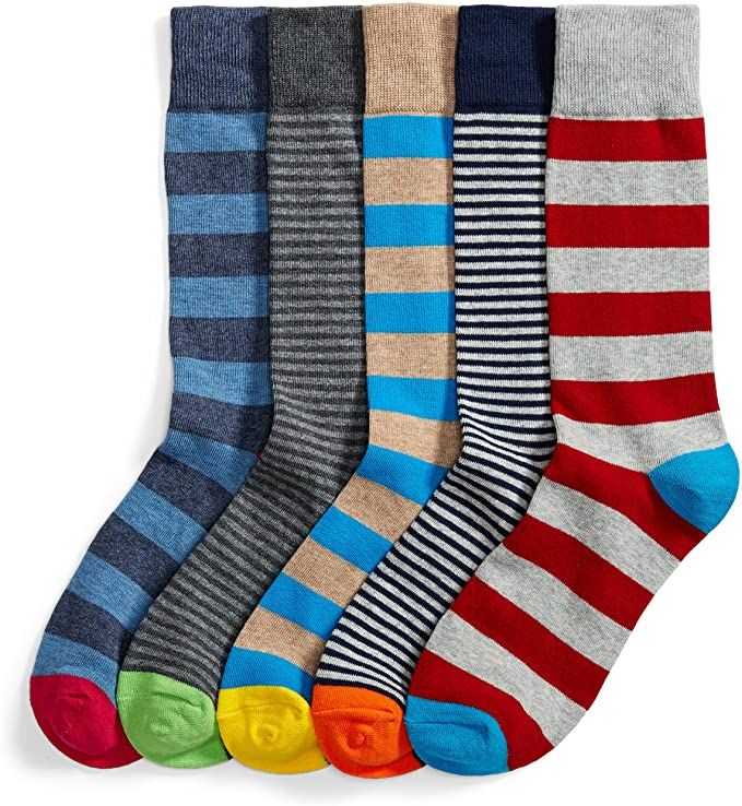 Goodthreads + 5-Pack Patterned Socks