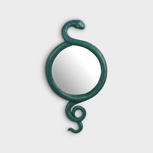 &klevering + Snake Mirror Green