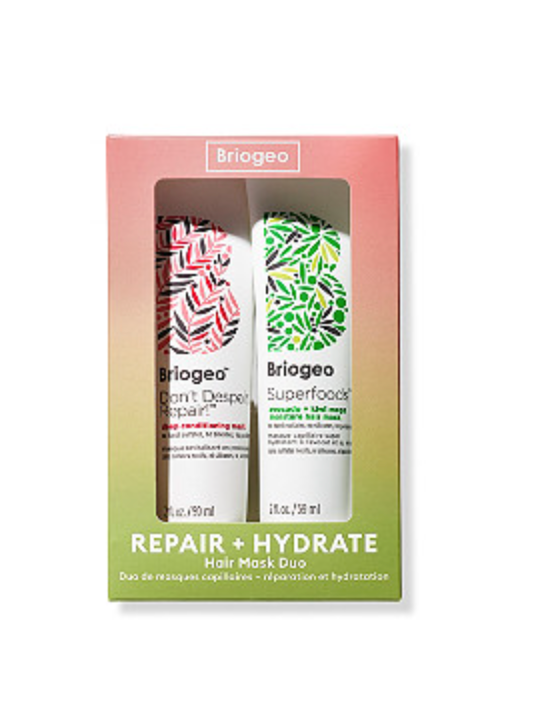 Briogeo + Repair + Hydrate Mini Hair Mask Travel Duo