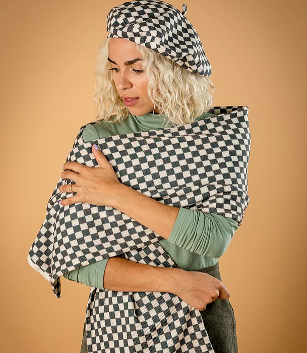 Mercedes Morin + Checkerboard Scarf