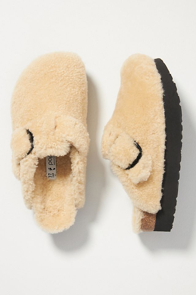 Birkenstock + Birkenstock Boston Teddy Shearling Clogs