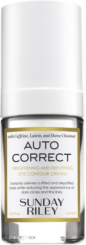Sunday Riley + Auto Correct Brightening and Depuffing Eye Cream