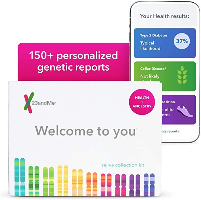 23andMe + 23andMe Health + Ancestry Service: Personal Genetic DNA Test