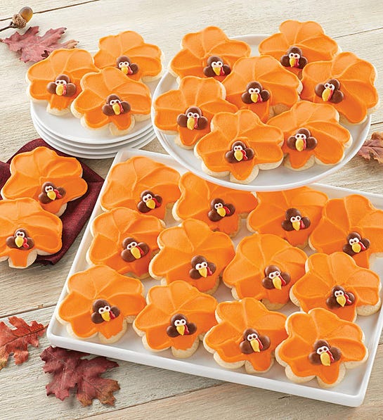 Cheryl’s Cookies + Buttercream Frosted Turkey Cookies (12-Count)