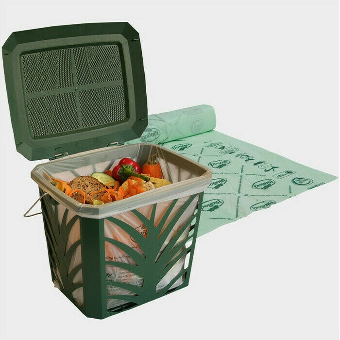 BioBag + Max Air 2 Ventilated Compost Caddy