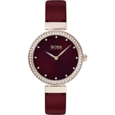 BOSS By Hugo Boss + Women’s Analogue Classic Quartz Watch With Leather ...