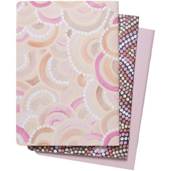 OTTO + Otto + MG A5 Notebooks 64 Pages Assorted 3 Pack