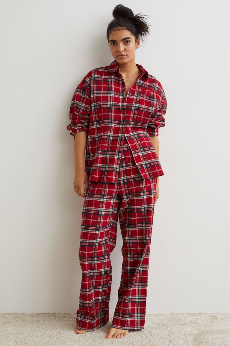 H&M + Checked Pyjamas