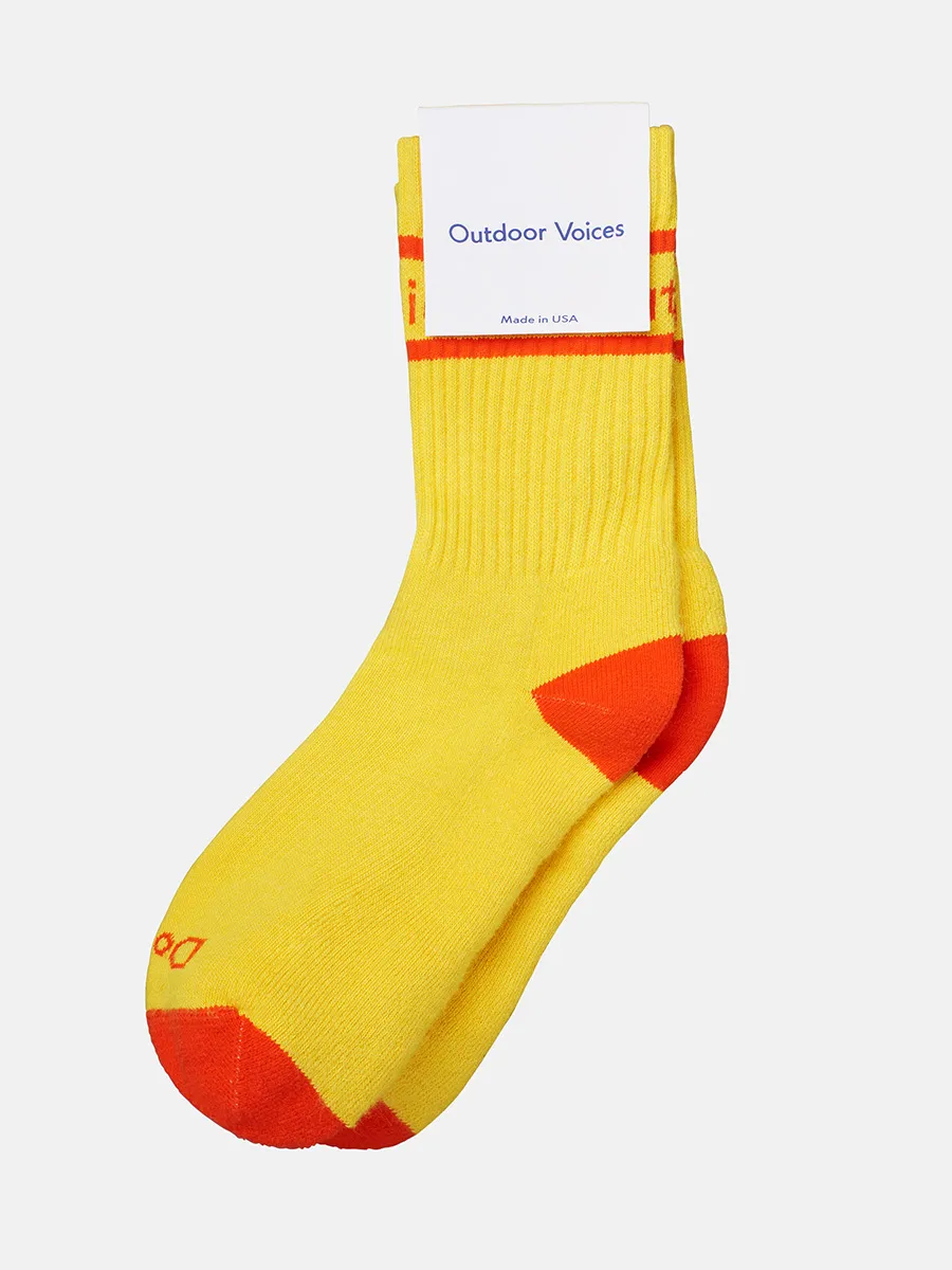 Outdoor Voices + OV Club Crew Socks