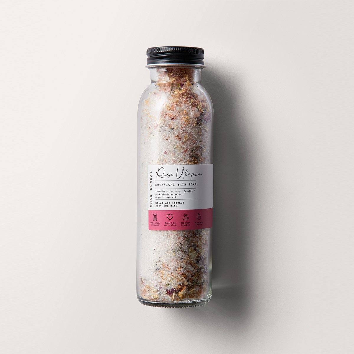 Soak Sunday + Rose Utopia Botanical Bath Soak