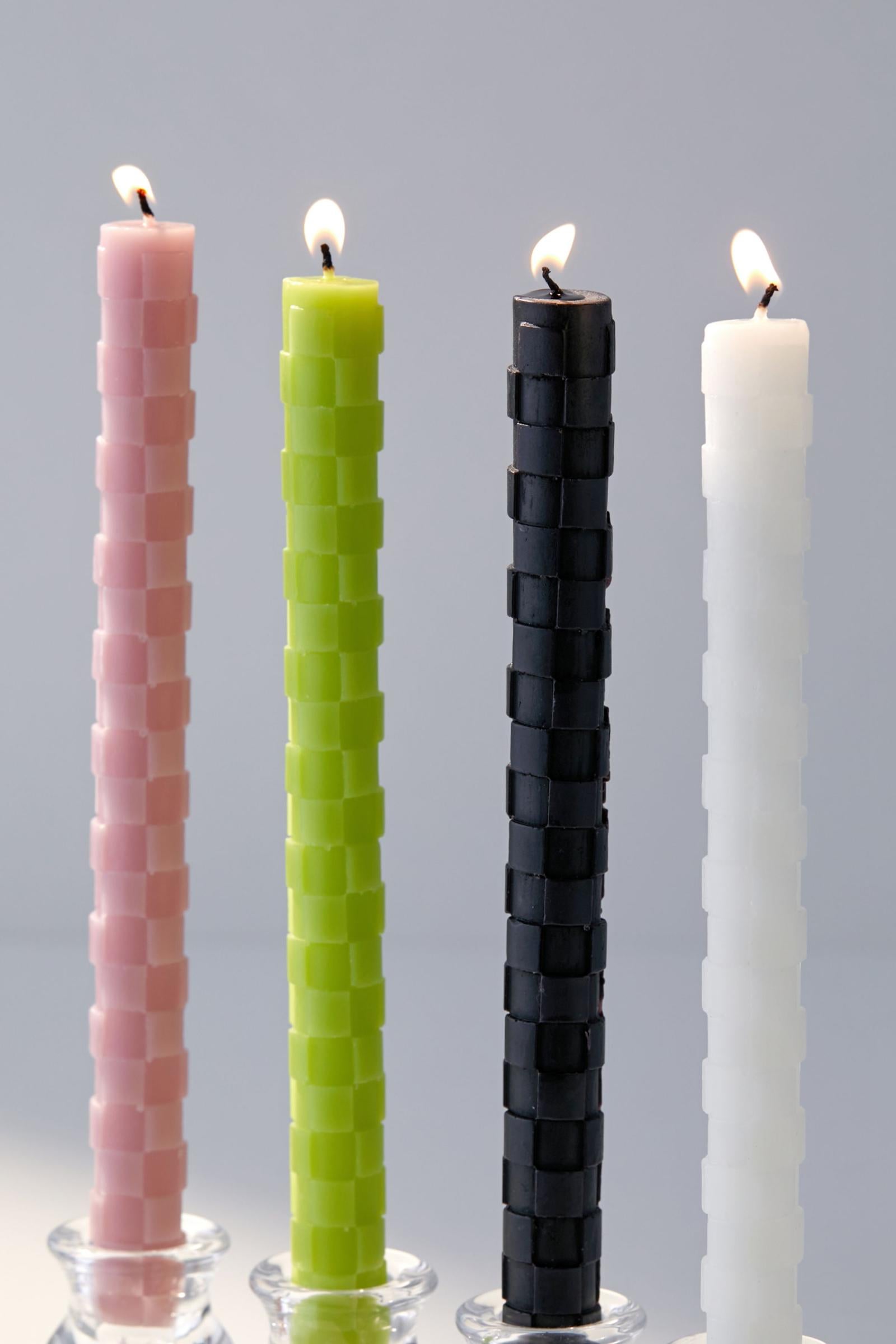 Urban Outfitters + Checkerboard Taper Candle Set