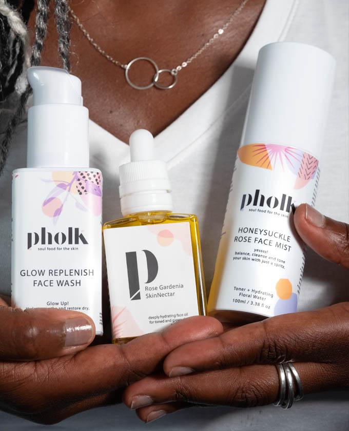 Pholk Beauty + Get Your Glow On Daily Ritual Set