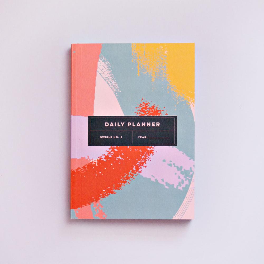 The Completist + Swirls No.2 Undated Daily Planner Book