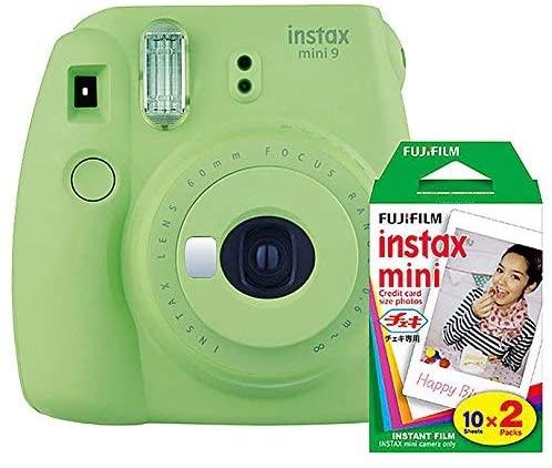 Fujifilm + Instax Mini 9 Instant Camera With Film Twin Pack Bundle