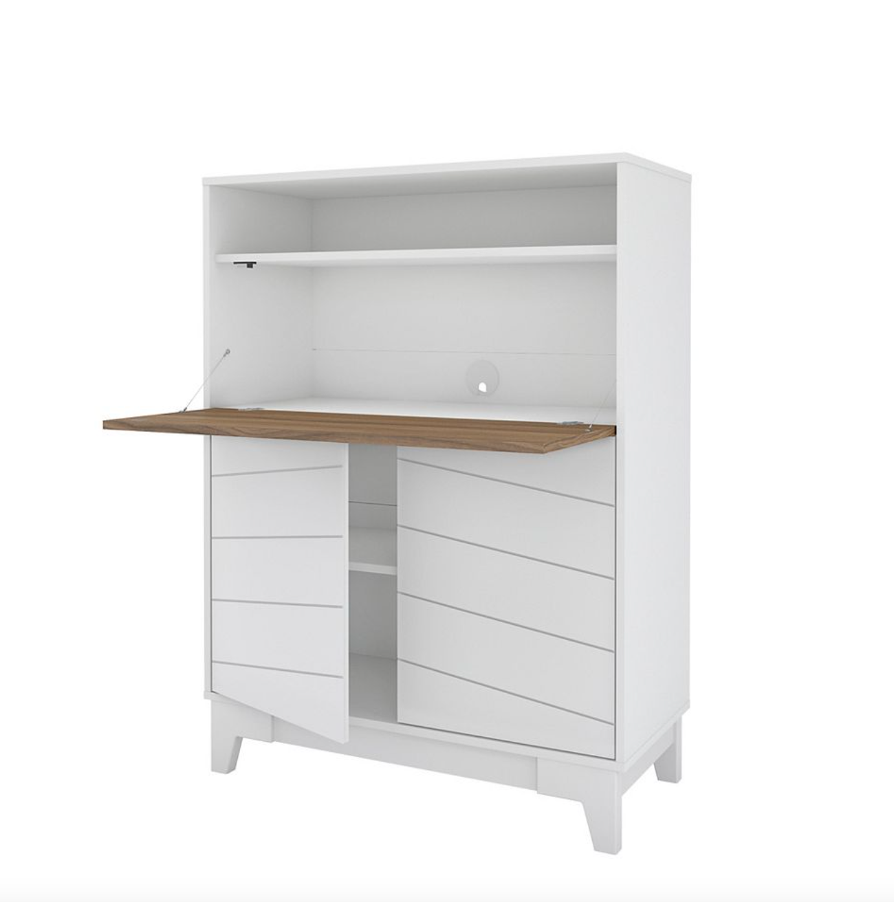 Nexera Chrono Secretary Desk