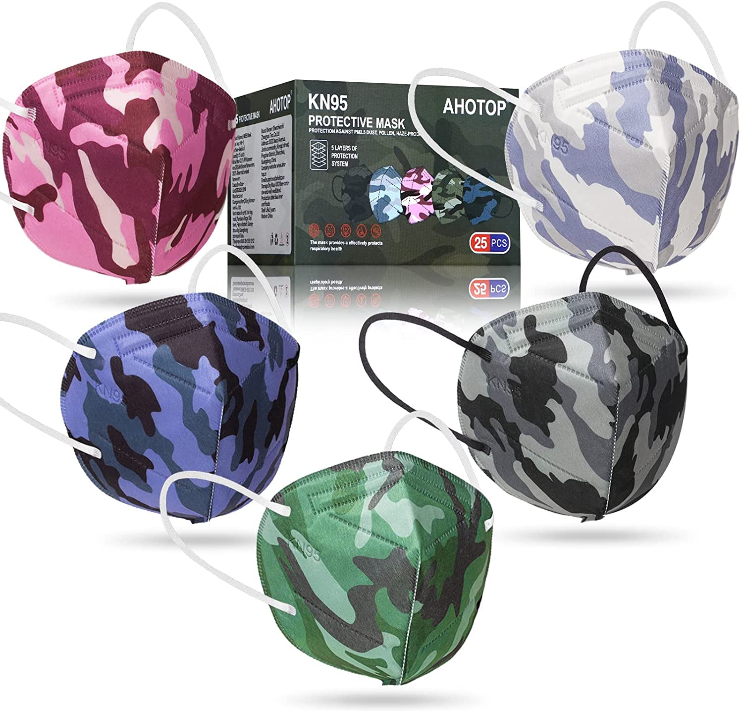 AHOTOP + AHOTOP Camo KN95 Face Masks